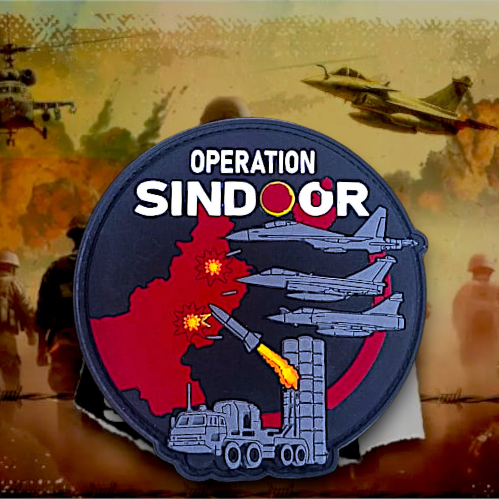 OPERATION SINDOOR | RUBBERISED | WITH VELCRO PATCH – MILITARY MARVELS LLP